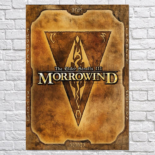 Плакат "Древние Свитки 3: Морровинд, The Elder Scrolls III: Morrowind ...