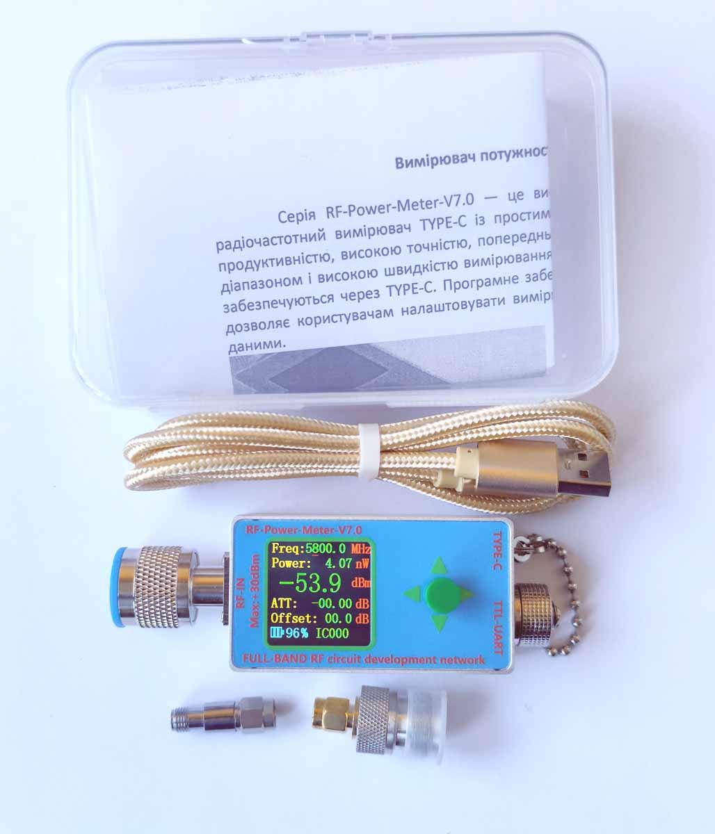 Вимірювач потужності ALT RF Power Meter V7 до 10 ГГц. (N-sma ...