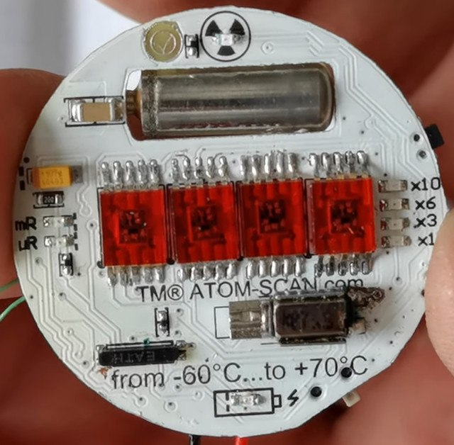 Наручний Годинник Дозиметр ATOM-SCAN™® (АЛЬФА+БЕТА+ГАММА) в Києві від компанії "ATOM-SCAN ...