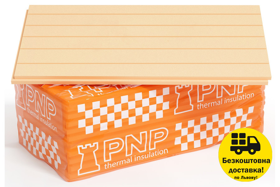 Пінопласт екструдований пінополістирол XPS PNP 150 20x585x1185C (20шт в ...