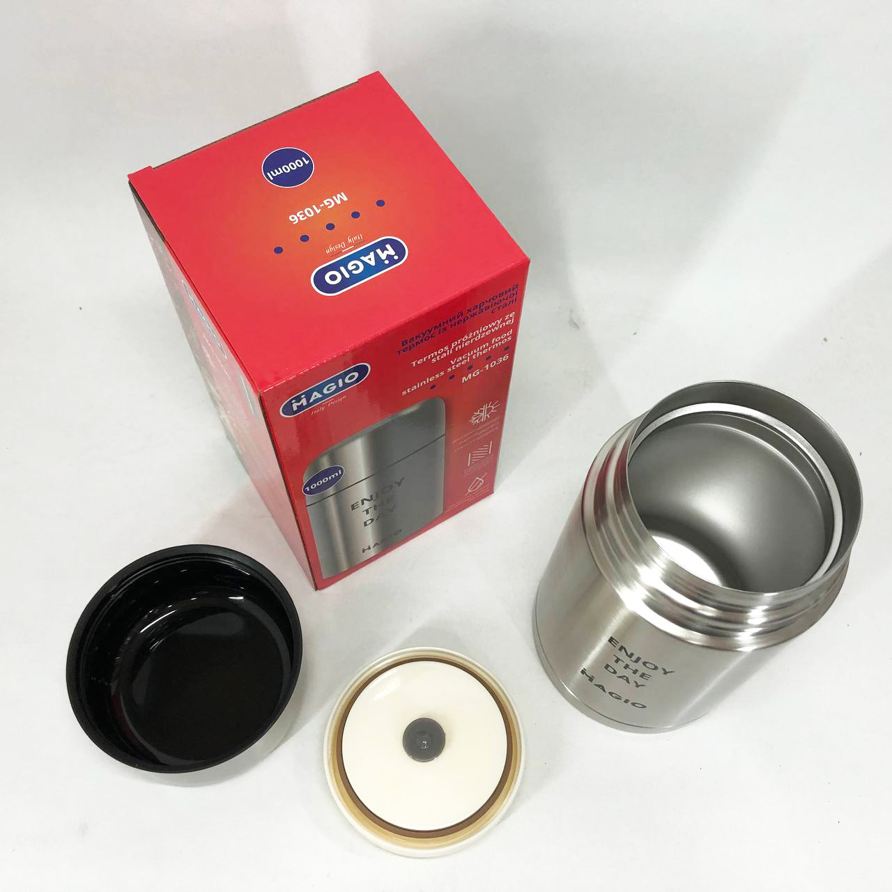 Контейнер для горячих продуктов MAGIO MG-1036 1000 мл, Контейнер термобокс FY-107 для продуктов ...