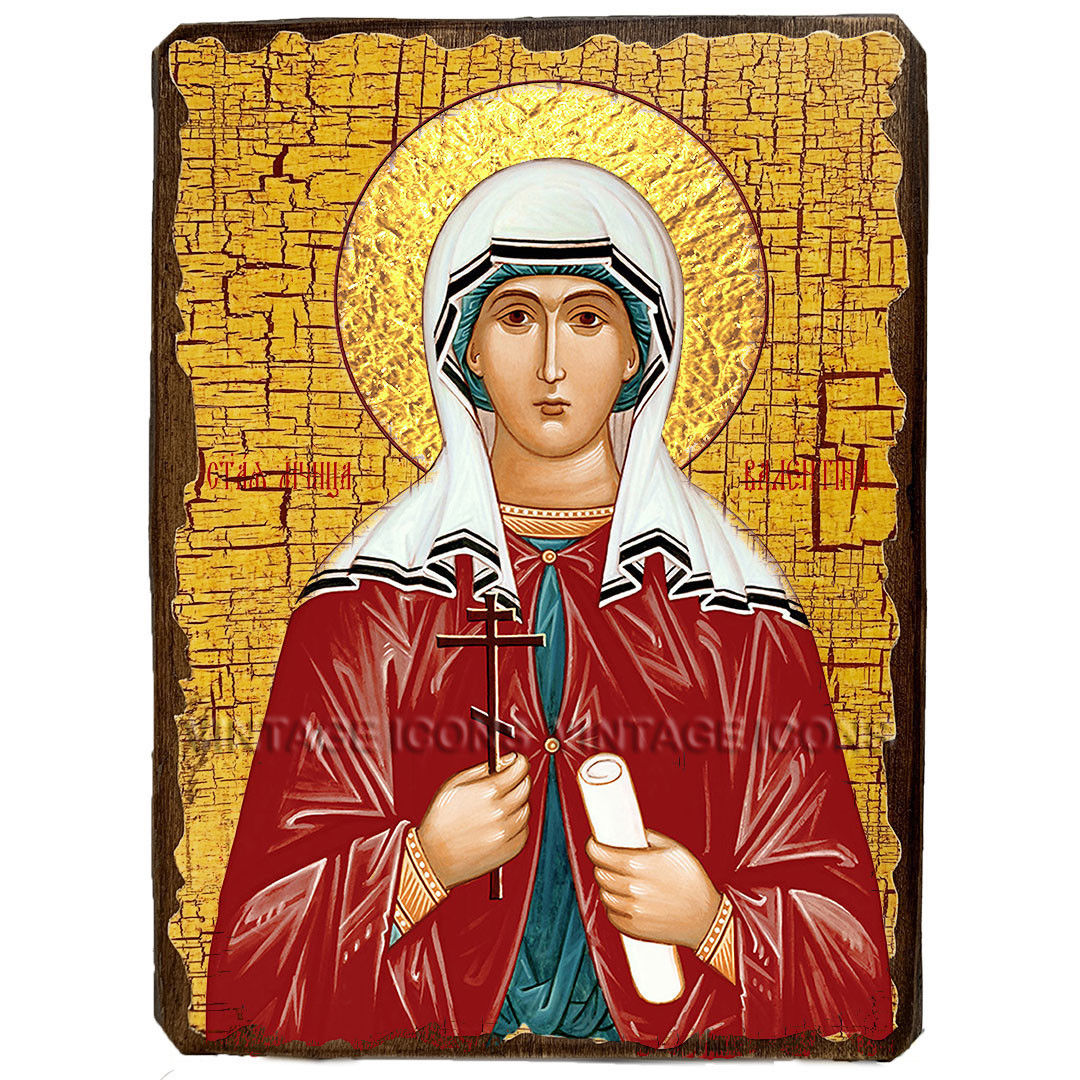 Ікона Валентина Свята Мучениця Кесарийская ікона на дереві 130х170 мм продаж ціна у Одеській
