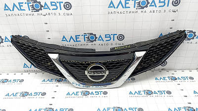 Решітка радіатора grill Nissan Rogue 17-18 під радар, під квадратну ...