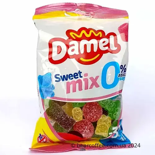 Damel Sweet Mix No Sugar Желейні цукерки без цукру і без глютену 90 ...