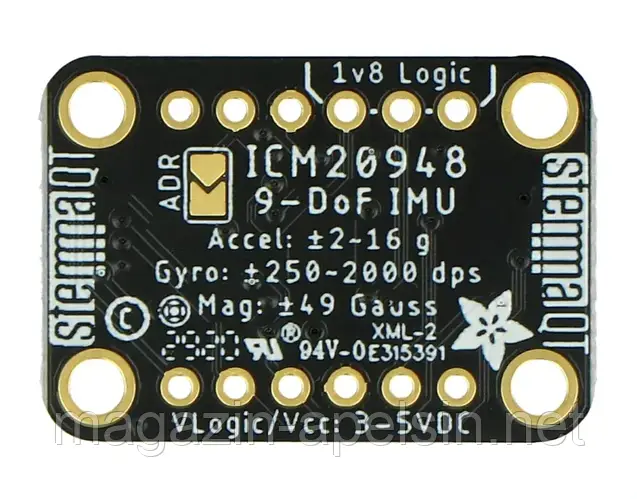 ICM-20948 9DoF - 3-осевой акселерометр, гироскоп и магнитометр SPI ...