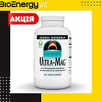 Ультрамаг комплекс 420 мг 360 веган капсул, магний для костей и мышц ...