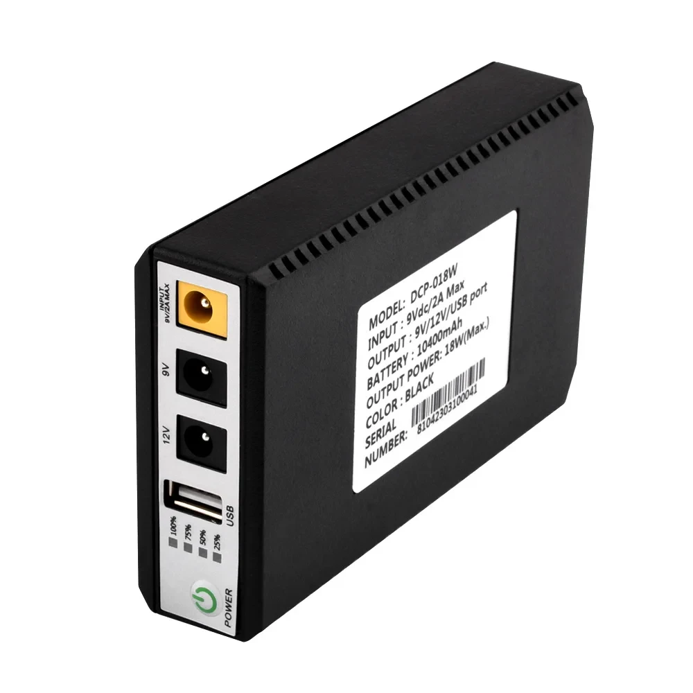 ДБЖ (UPS) DC 18 W 10400 mAh для роутера/термінала/камери та ін. | DCP ...