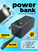 Power Bank 50000mAh со сквозной зарядкой портативная батарея для ...