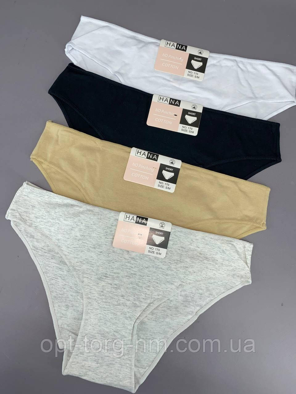 Купити Жіночі трусики HANA S-M (4 шт/уп) у Хмельницькому від компанії "Інтернет-магазин "Opt ...