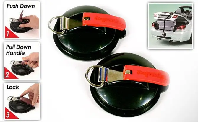 Вакуумна присоска для кріплення мотузки на авто 2шт Вакуумная присоска ...