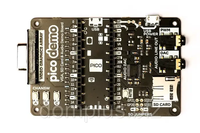 Pimoroni Pico VGA Demo Base - аудио/видео расширение для Raspberry Pi Pico - Pimoroni PIM553 (ID ...