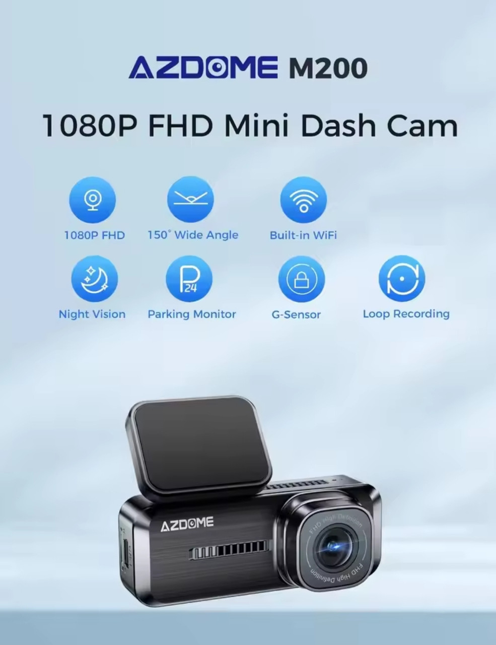 Автомобільний відеорегістратор Azdome m200, ціна: 1350 ₴, купити на Prom.ua