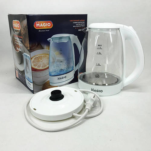 Тихий чайник с подсветкой Magio MG-504, Электрочайник с led подсветкой, Хороший VC-364 ...