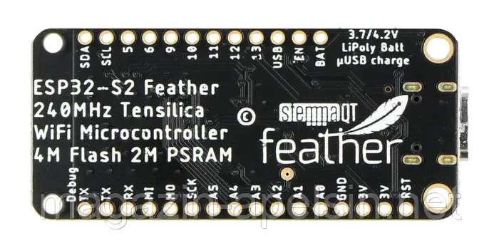 Feather ESP32-S2 - WiFi модуль - з датчиком BME280 - сумісний з Arduino ...
