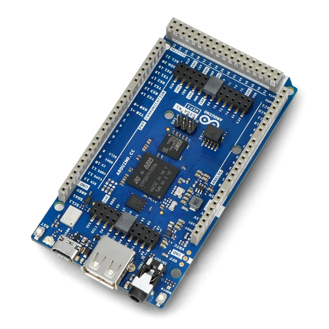 Плата Arduino Giga R1 WLAN - ABX00063, микроконтроллер ARM Cotex M7 480 МГц и ARM Cortex M4 240 ...