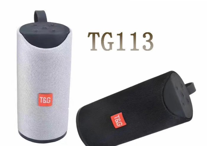 Портативная аккумуляторная колонка microsd aux usb fm portable tg 113 с ...