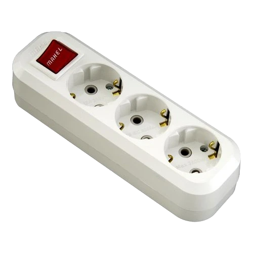 Колодка Makel 3 гнізда з заземленням та вимикачем MGP211 (ID#2394270482), ціна: 228 ₴, купити на ...