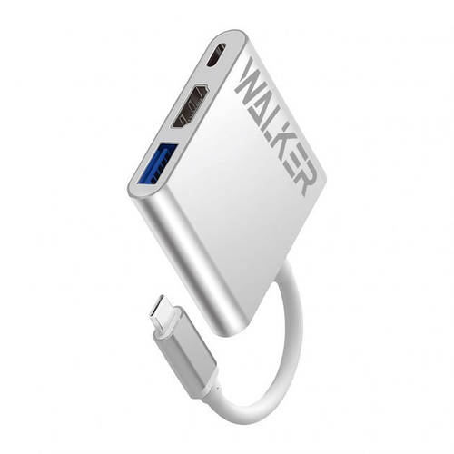 Переходник USB HUB Walker WHUB-35 (Type-C to 1USB / 1HDMI / 1Type-C ...