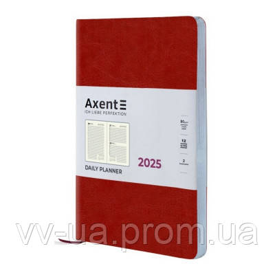 Щоденник 2025 Axent Partner City Soft, 145x210 мм, бордовий (8821-25-04-A) (ID#2359785656), ціна ...