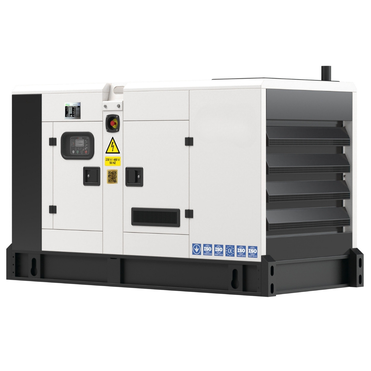 Генератор дизельний RAYWIN 30 кВт, 38 кВА, Шумозахисний кожух, АВР ...