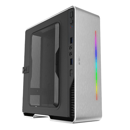 Корпус Mini Itx Case З Бж Itx 180w 80 Bronze Aluminium Alloy Mesh