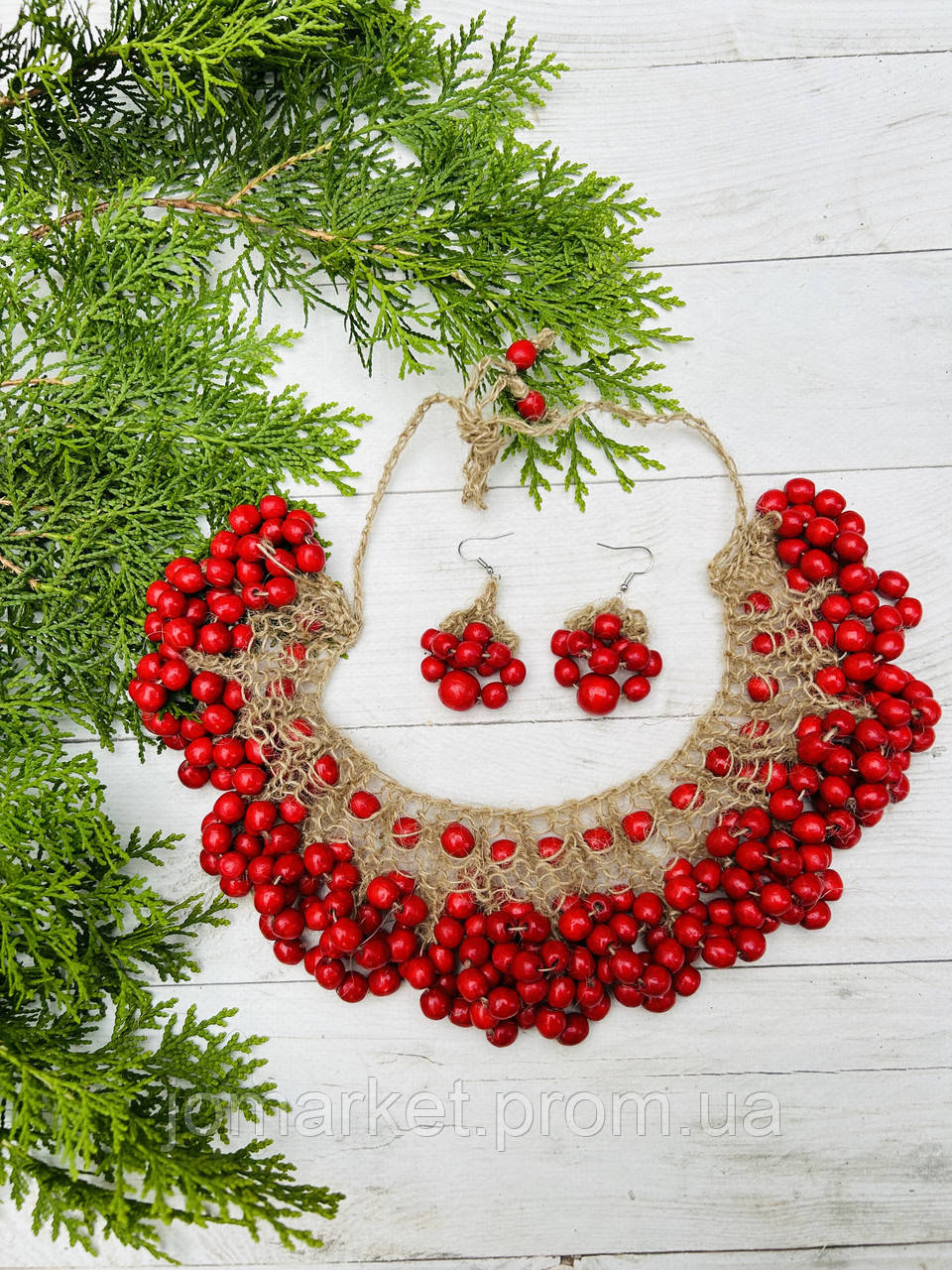 Намисто з дерева ручна робота Id 1711342657 ціна 375 ₴ купити на Prom Ua