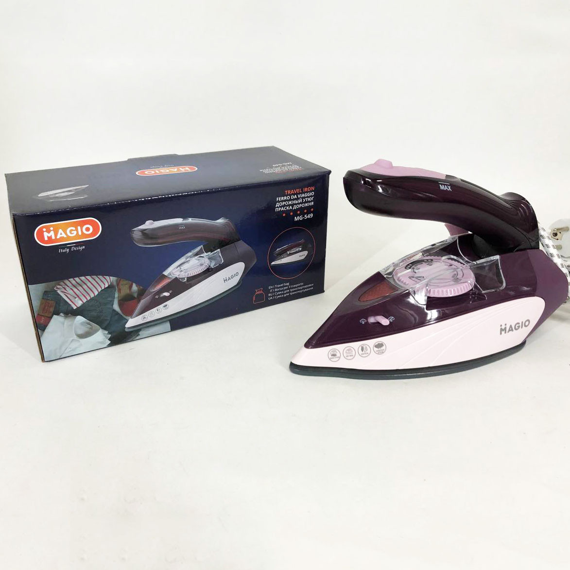 Дорожный утюг Magio MG-549, утюг электрический паровой, EZ-511 паровой утюг-очиститель (ID ...
