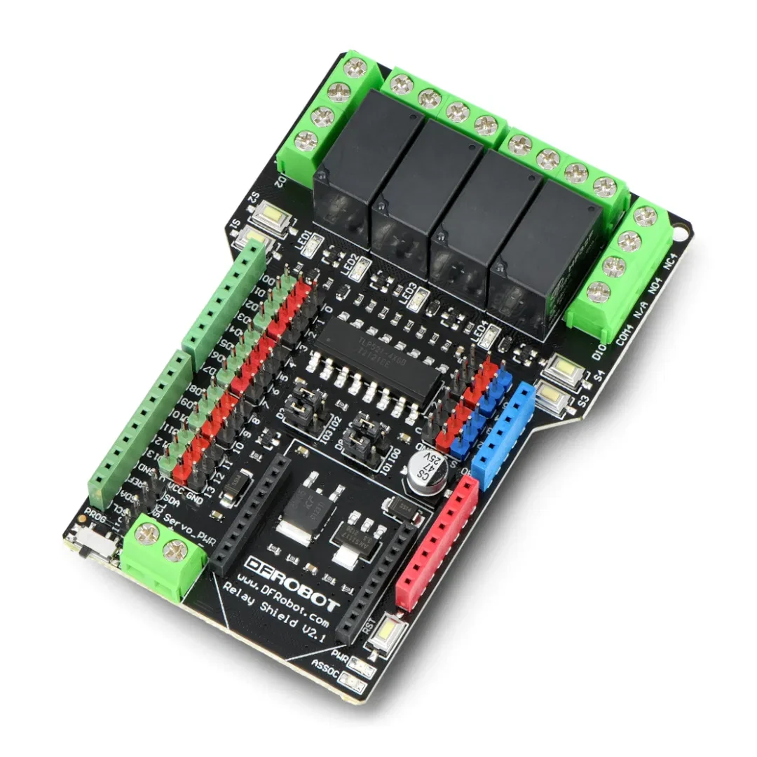 DFRobot Relay Shield - реле для Arduino v2.1: продаж, ціна у Одесі. Набори та компоненти для ...