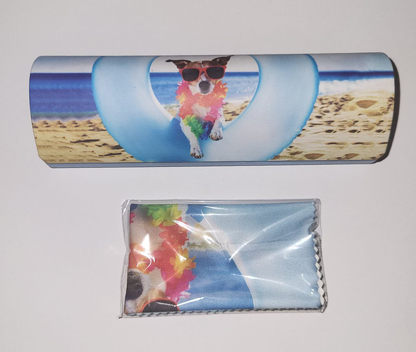 Футляр для окулярів дитячий в жорсткому корпусі на магніті Собака ...