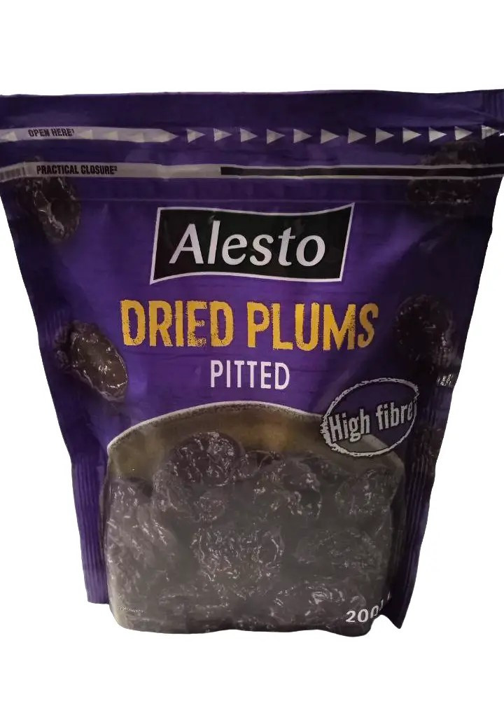 Сливи сушені Alesto Dried plums Pitted чорнослив без кісточок 200г (ID ...