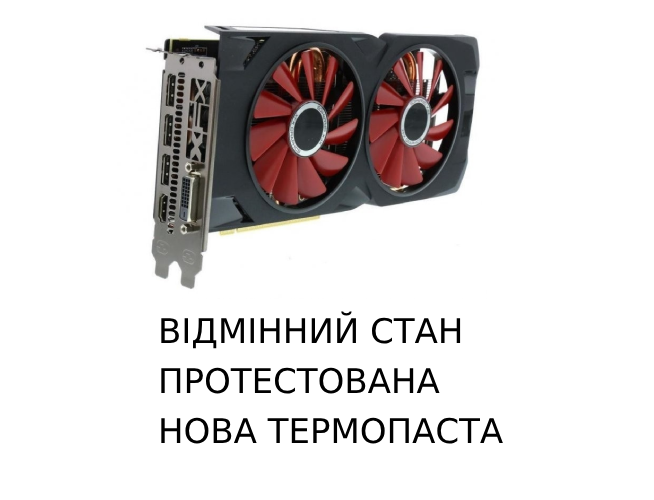 Вiдеокарта XFX Radeon RX 580 (2048sp) 8GB GDDR5 (256bit) (1286/7000 ...