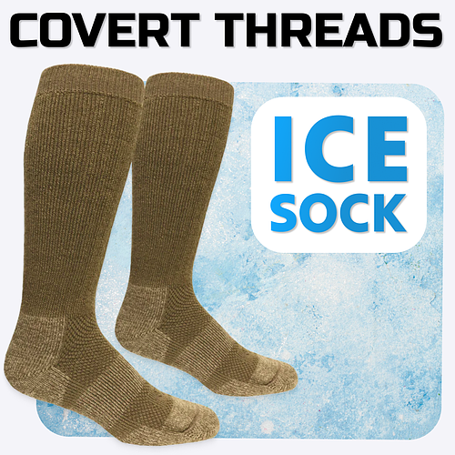 Зимові "Covert Threads ICE SOCK" тактичні шкарпетки (47+) (ID ...
