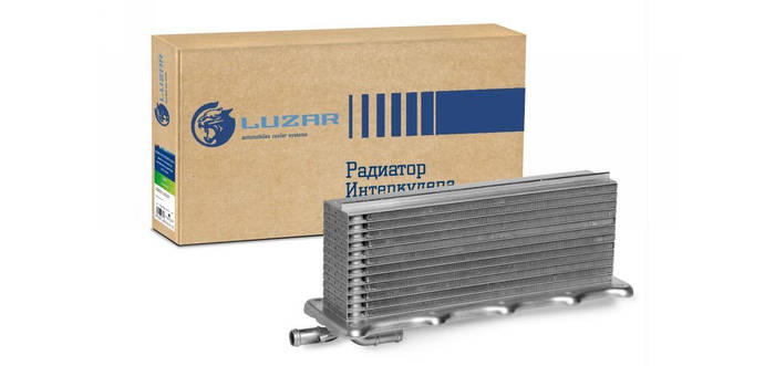 Радіатор інтеркулера Jetta 1.4TSi (від 2011 г), Octavia A7 1.4TSi (від 2013 г) (пр.о Luzar Завод ...