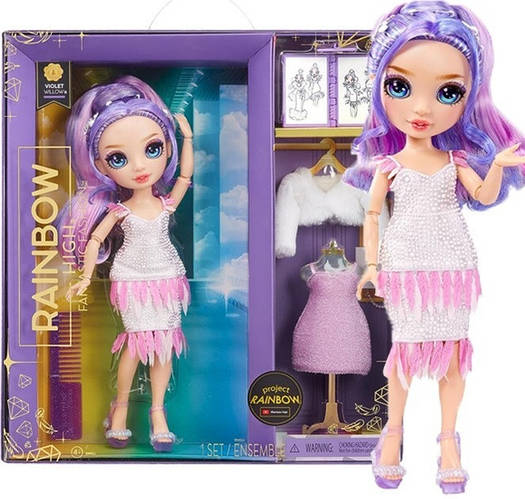 Кукла Rainbow High Fantastic Fashion Violet Willow - Рейнбоу Хай ...