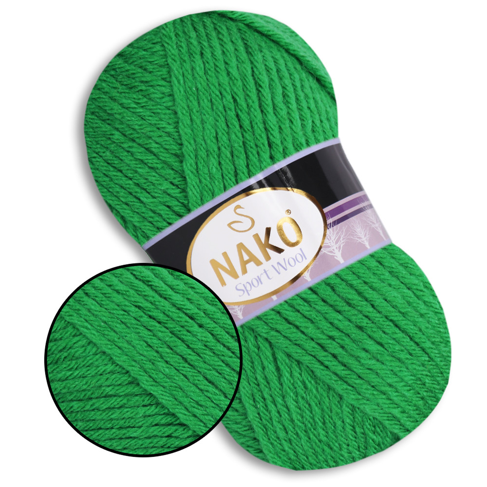 Nako Sport Wool, Зелений No11347 - купити інтернет-магазин товарів для ...