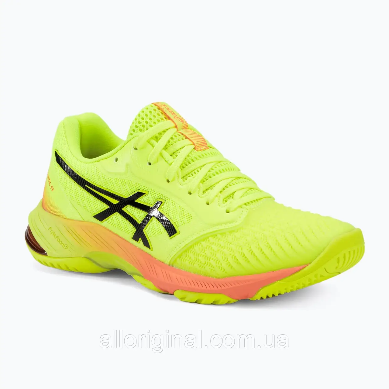 AllOriginal com ua Кросівки жіночі ASICS Netburner Ballistic FF 3 Paris safety yellow/black ...