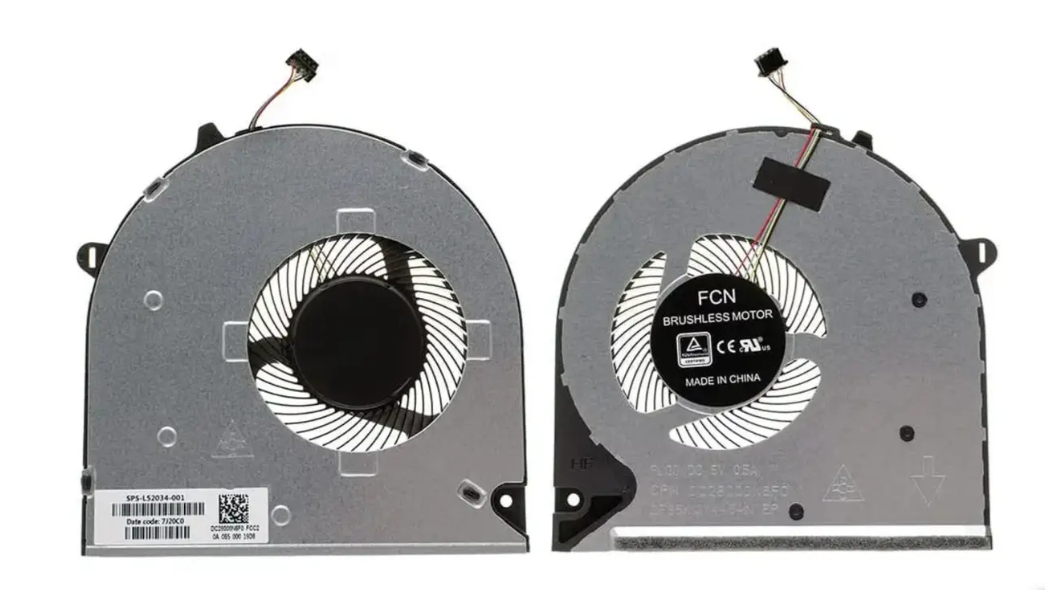 Кулер HP 250 G8 255 G8 15-DW 15-GW 15S-DR 15S-DU 15S-DY 15S-GR 15S-DW ...