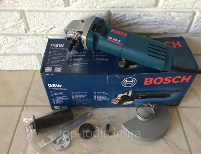 Болгарка Bosch GWS 850CE: + регулятор, 850 Вт 125 мм Болгарка ушм 125 ...