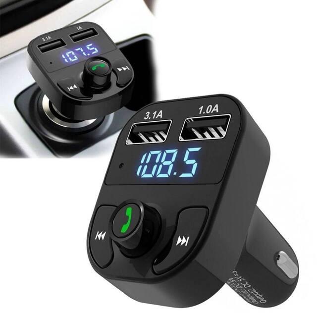 FM-трансмиттер с Bluetooth и USB зарядкой, автомобильный FM-модулятор в ...