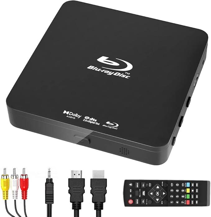 DVD-плеєр DiDar Blu-ray Disc Player EVP-203 Компактний плеєр для перегляду фільмів з USB-портом ...