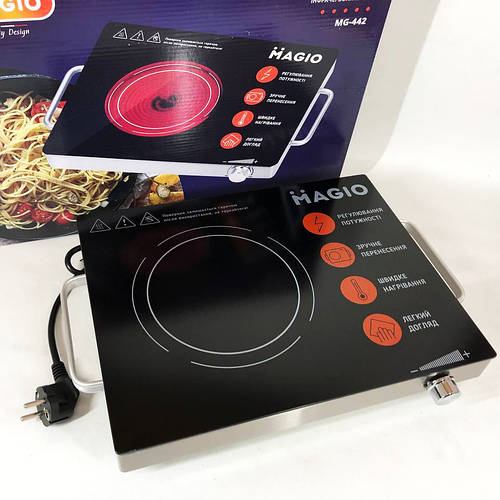 Электроплита инфракрасная переносная MAGIO MG-442 1500 Вт, Электрические плиты, MC-307 ...