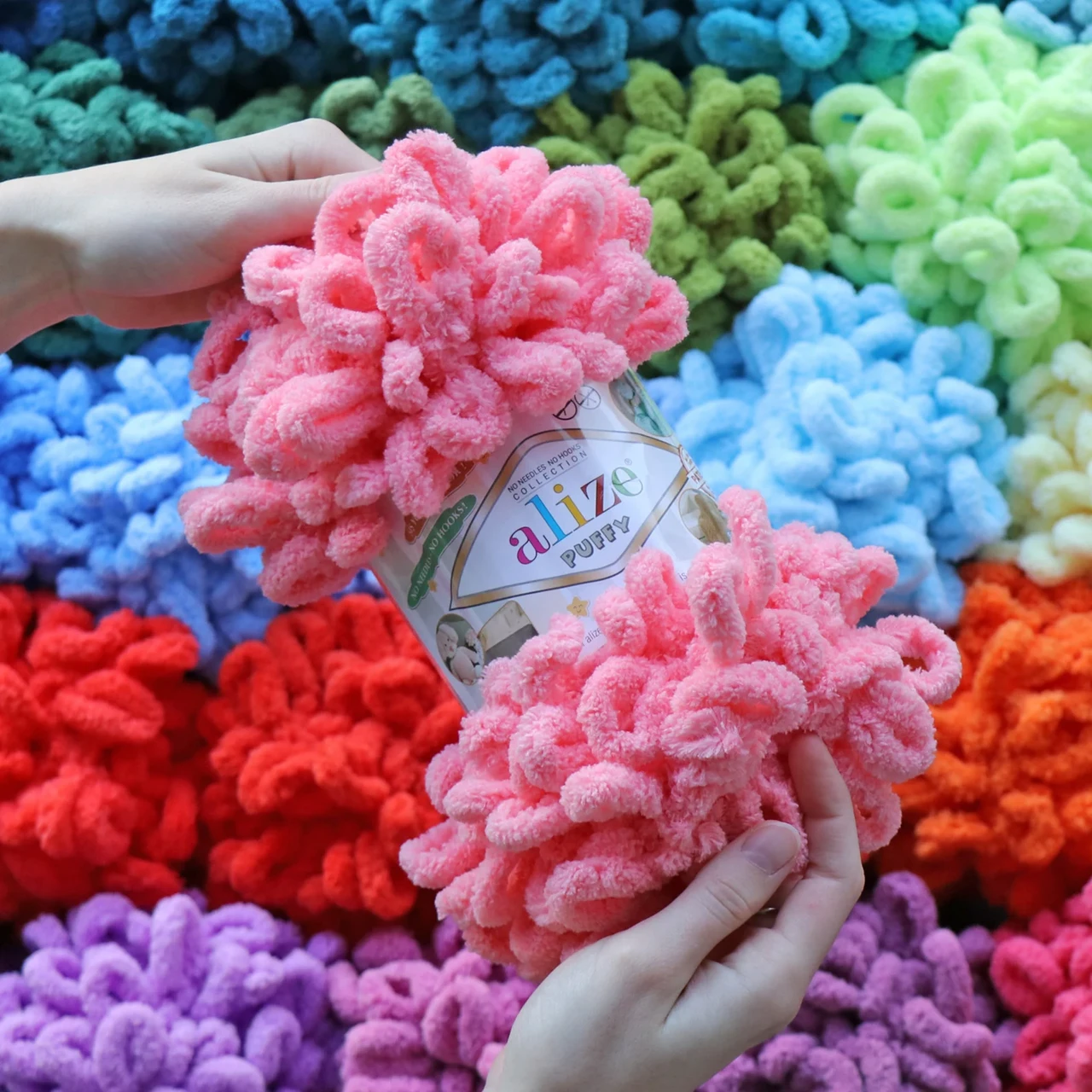 Новые цвета на пряжу Alize Puffy. Новости компании «Candy-Yarn — Первый дискаунтер пряжи»