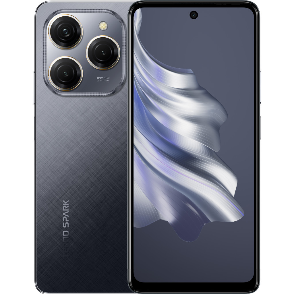 Мобильный телефон Tecno KJ6 (Spark 20 Pro 8/256Gb) Moonlit Black ...