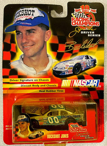 Машинка Racing Champions - Pontiac Grand Prix - Buckshot Jones #00 Crown Fiber - 1998 Signature ...