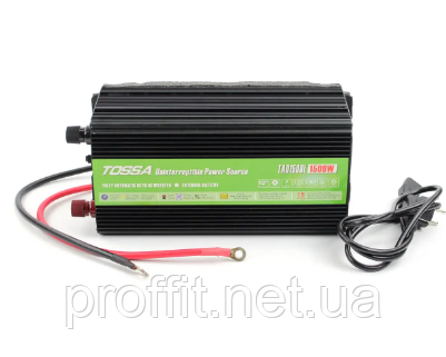 Преобразователь напряжения (инвертор) 12-220V 1500W Tossa TAU1500L с функцией UPS (ID#1913152688 ...