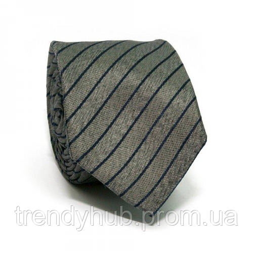 Галстук узкий Sakis Rouvas Серый с синими полосками GIN-2317, 389553 ...