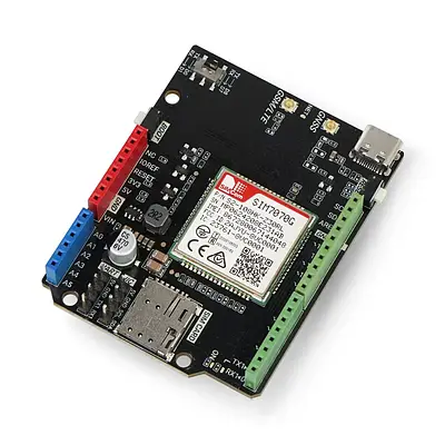 DFRobot Shield NB-IoT / LTE / GNSS / GPRS / GPS SIM7070G - Оверлей для Arduino - DFRobot DFR0572 ...