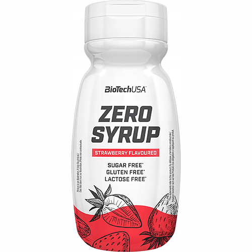 Низькокалорійний сироп BioTech Zero Syrup 320 ml Strawberry (ID ...