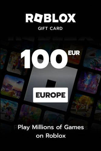 Карта пополнения Roblox 100 евро (Europe) (ID#2367069025), цена: 8000 ₴, купить на Prom.ua