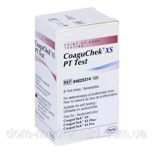 Тест-смужки CoaguChek XS PT Test PST (Коагучек ИксЭс) для визначення ...